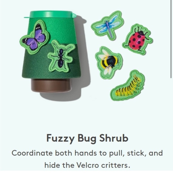 LOVEVERY | Toys | Lovevery Fuzzy Bug Shrub Learning Toy Green | Poshmark